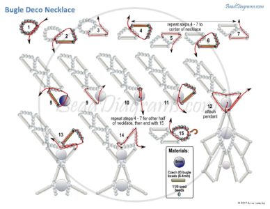 Bugle_Deco_Necklace - BeadDiagrams.com