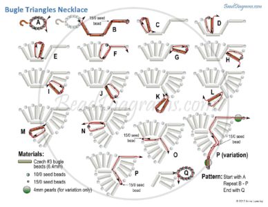 Bugle_Triangles - BeadDiagrams.com