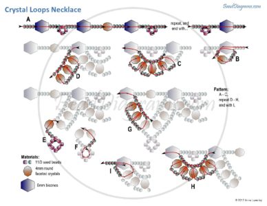 Crystal_Loops - BeadDiagrams.com