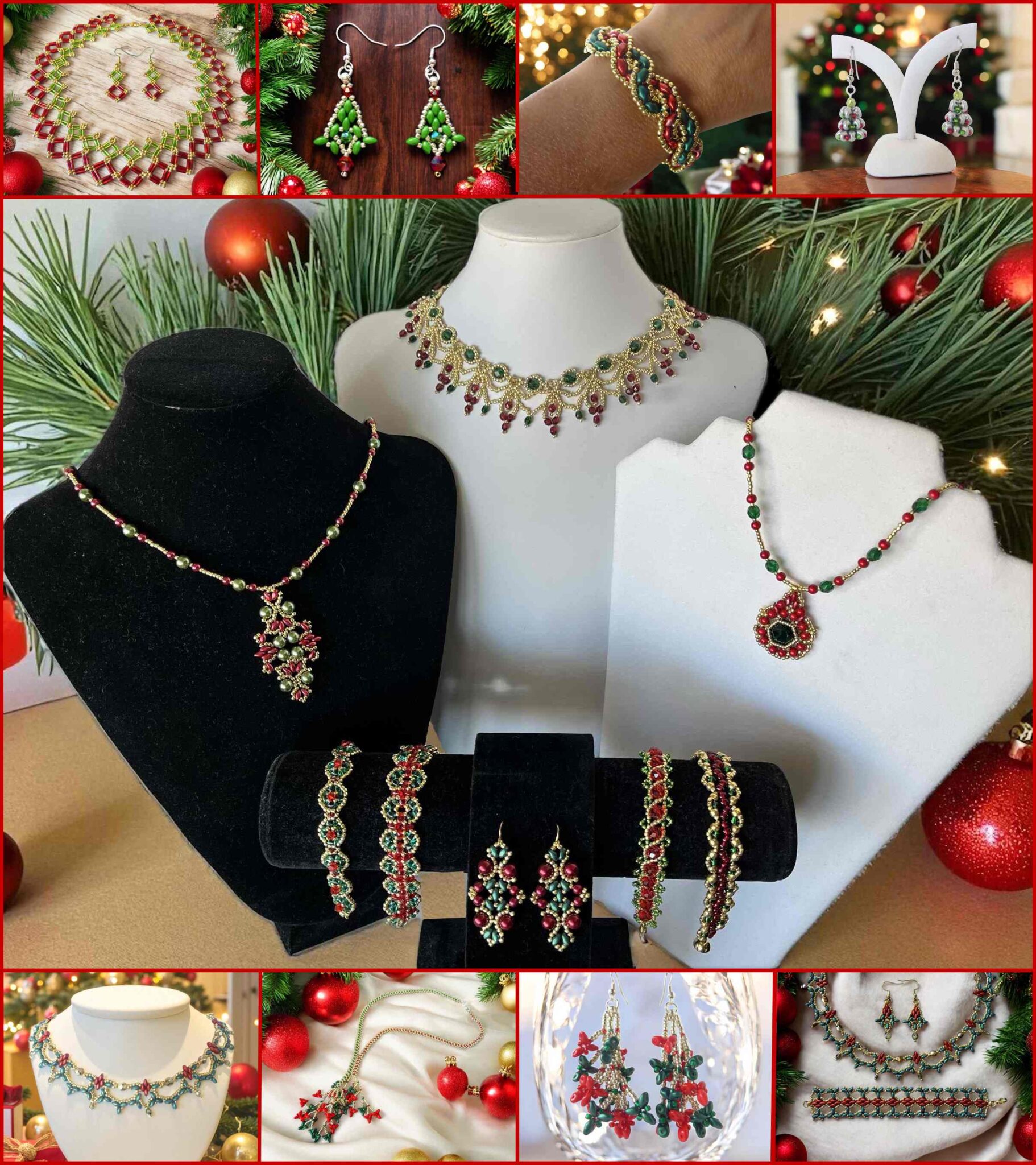 Christmas Extravaganza of Free Beading Patterns!